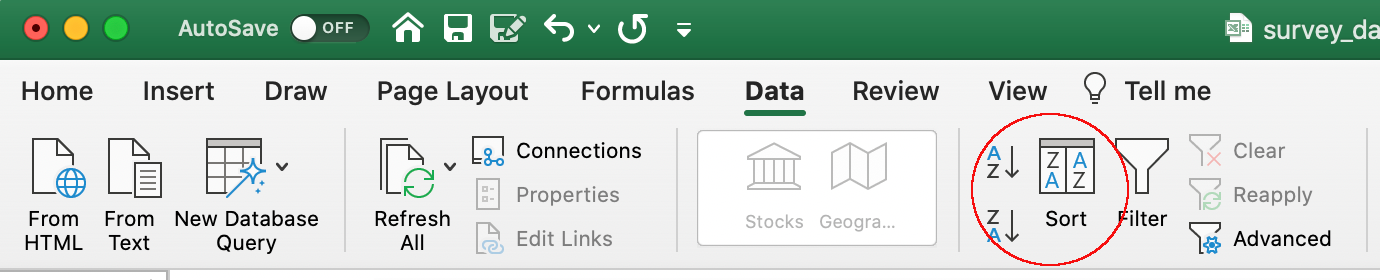 Best Practices in Data Organisation Using Spreadsheets